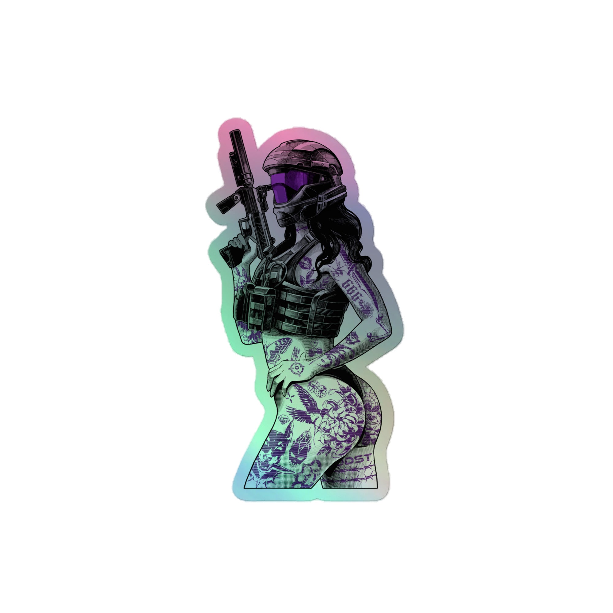 Drop Pod Darling Holo-Sticker – PinsAndPixs